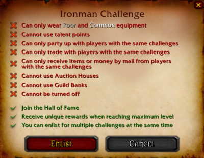 Challenge Modes - ChromieCraft